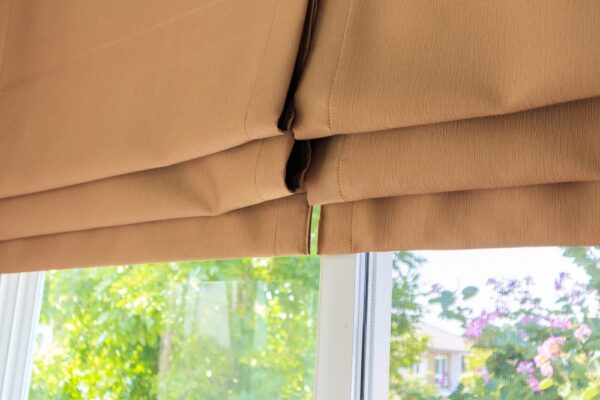 Elegant Roman Blinds with Timeless Window Dressing